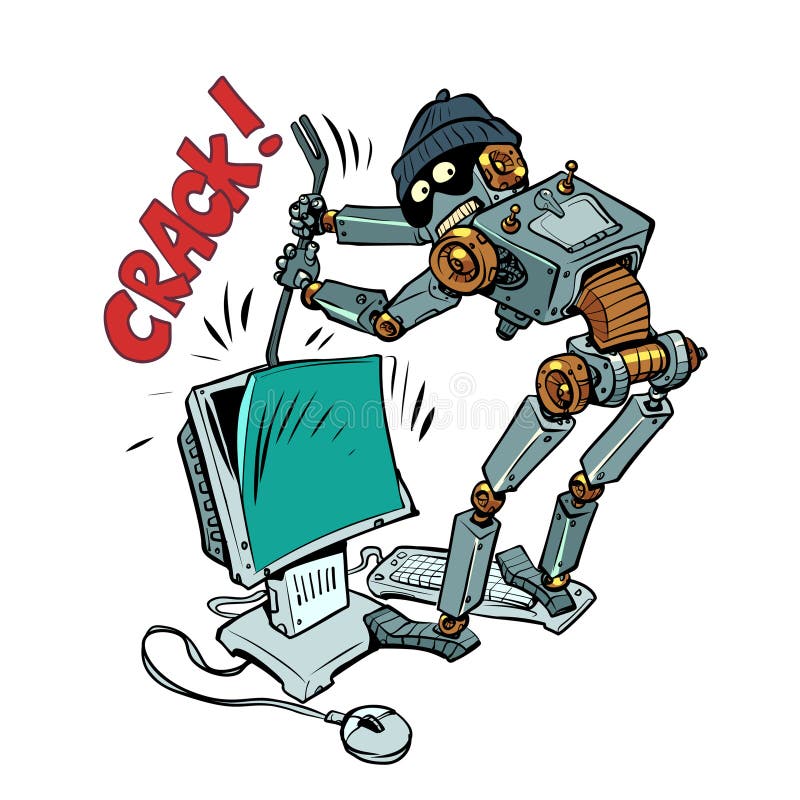Robotic Thief Stock Illustrations – 170 Robotic Thief Stock ...