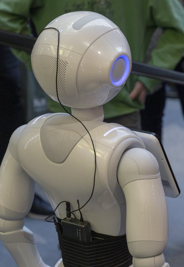 Humanoid robot editorial photography. Image of futuristic - 141031862