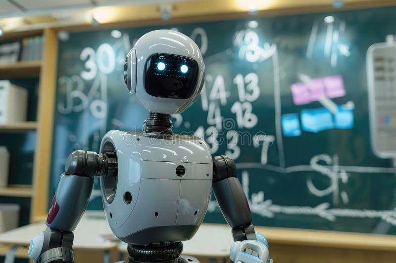 Humanoid Robot Teacher Stock Illustrations – 684 Humanoid Robot Teacher ...