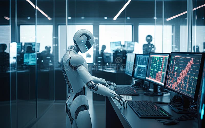 Artificial Intelligence Workforce Stock Illustrations – 336 Artificial ...