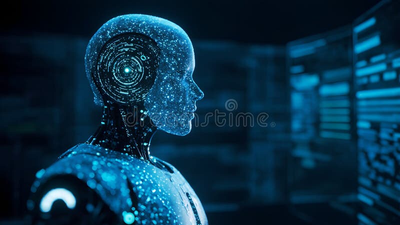Humanoid Work it Specialist Stock Photo - Image of artificial, system ...