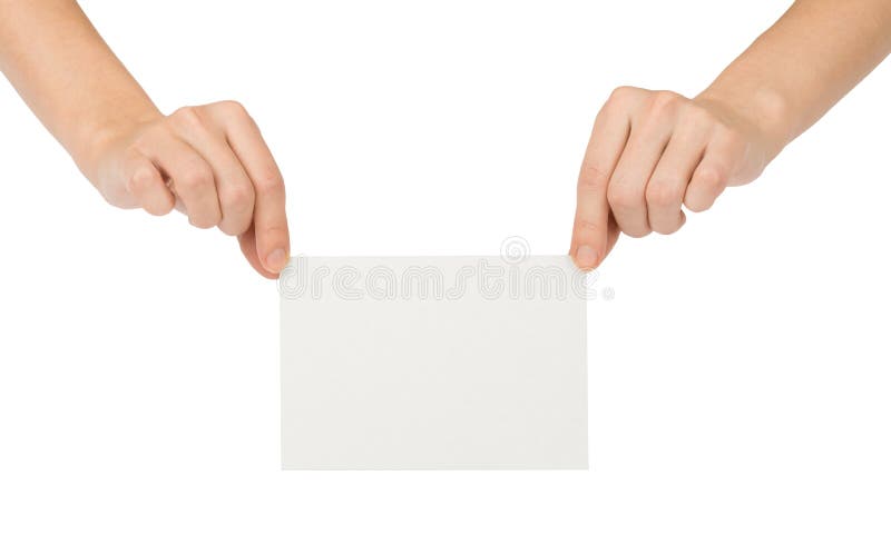 Humans Hand Holding Empty Card Stock Photos - Free & Royalty-Free Stock ...
