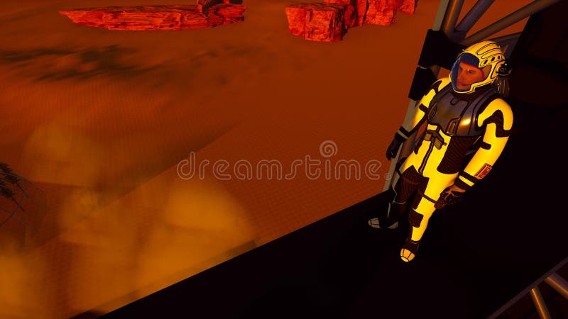 Humans on Mars. Extremely Detailed and Realistic High Resolution 3D ...