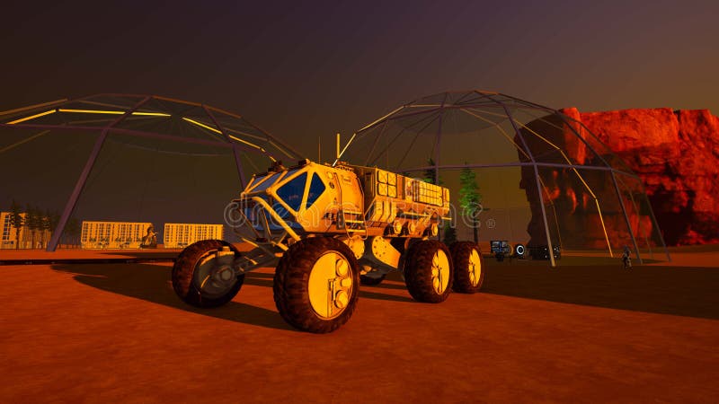 Humans on Mars. Extremely Detailed and Realistic High Resolution 3D ...