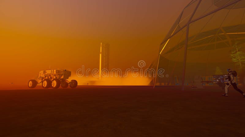 Humans on Mars. Extremely Detailed and Realistic High Resolution 3D ...