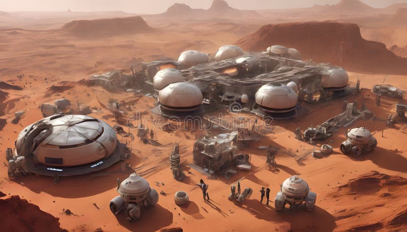 Humans and Robots Constructing a New Settlement on Mars with Advanced ...
