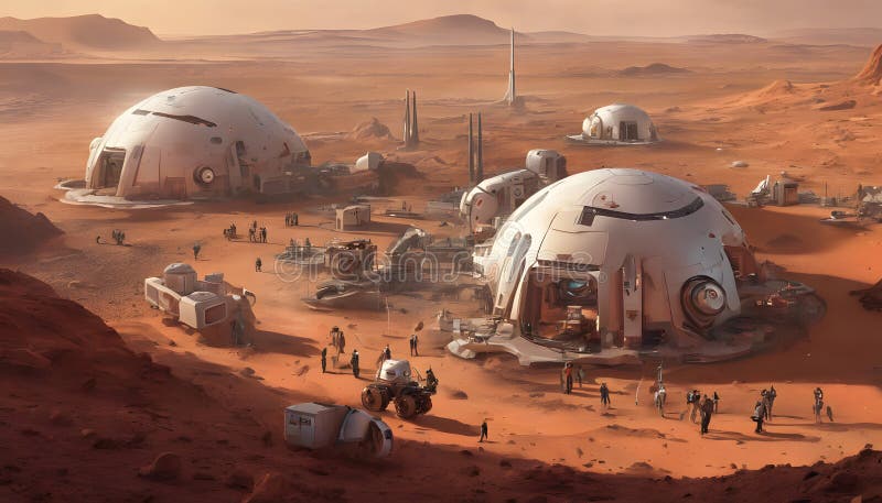 Humans and Robots Constructing a New Settlement on Mars with Advanced ...