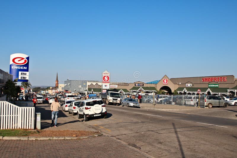 Humansdorp Central Business District Editorial Stock Photo - Image of ...