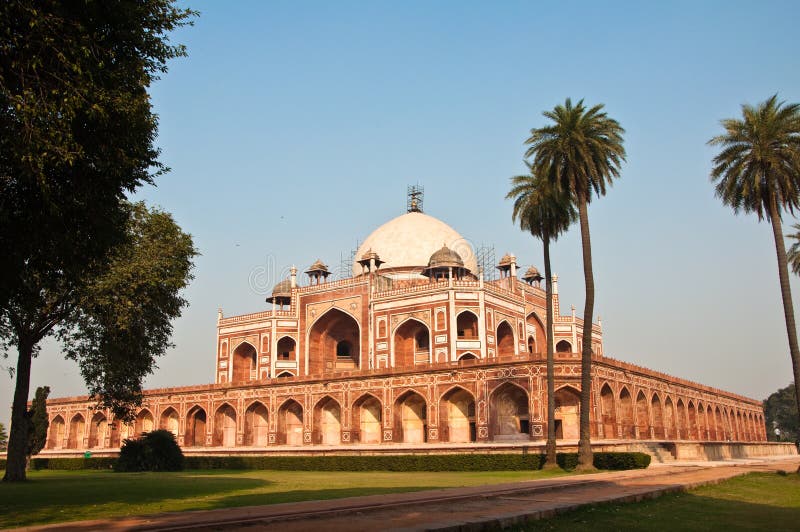 Humayun s Tomb stock image. Image of mirza, history, asian - 11748797