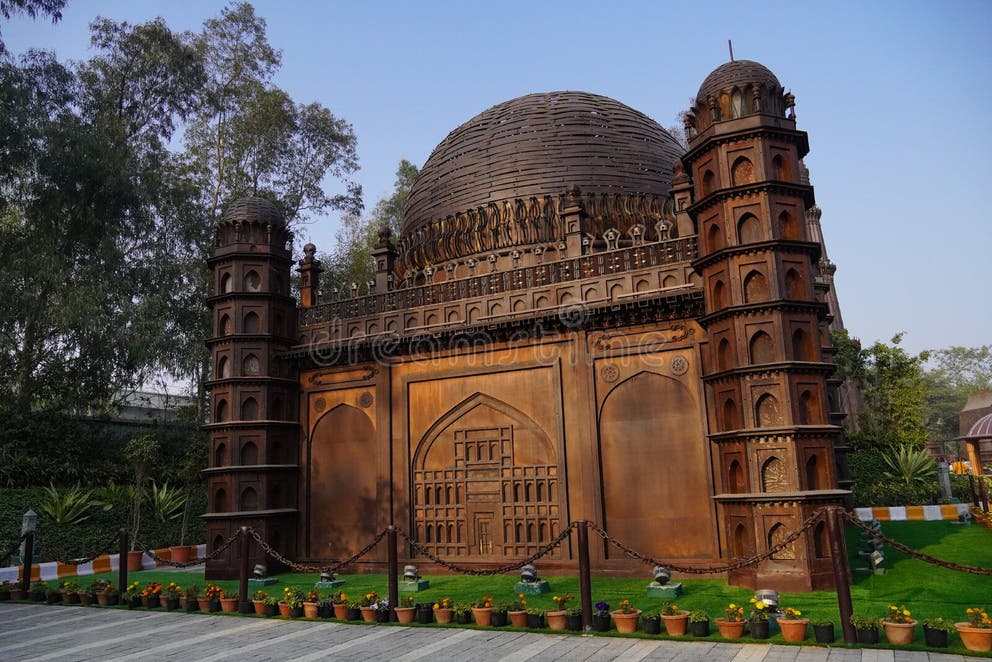 Humayun S Tomb Art Made Using Iron Stock Image - Image of property ...