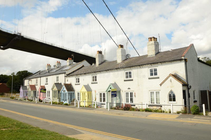 Humber Bridge, Hessle Foreshore, Yorkshire Editorial Photo - Image of ...