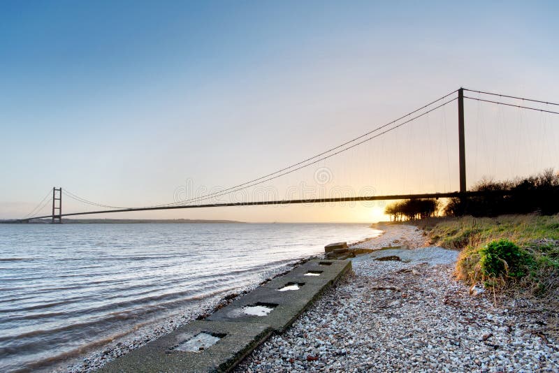 Humber Bridge stock image. Image of beautiful, humberside - 48817705