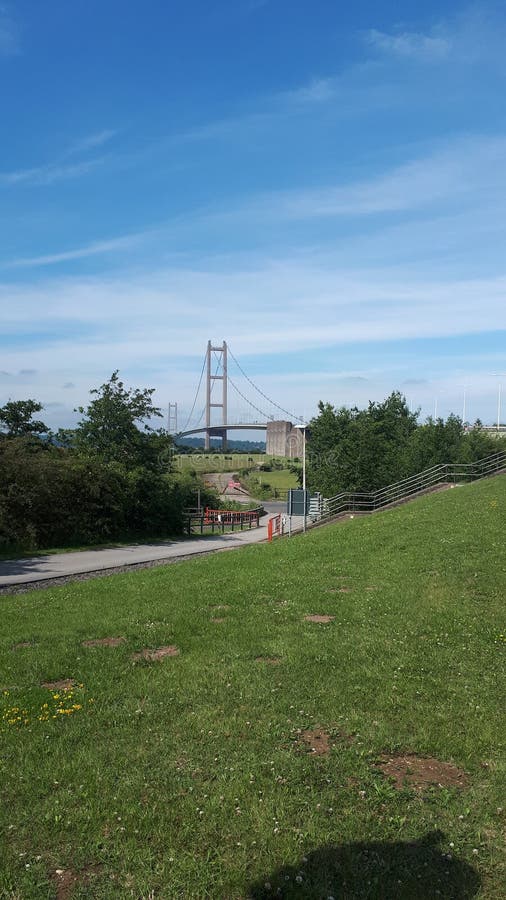 Humber Bridge view hull stock photo. Image of view, humber - 290132740