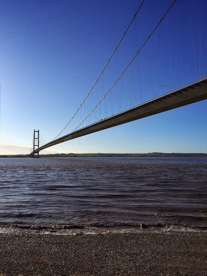 The Humber Bridge stock photo. Image of travel, support - 219588248