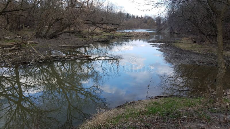 Humber river in spring stock photo. Image of ontario - 180099364