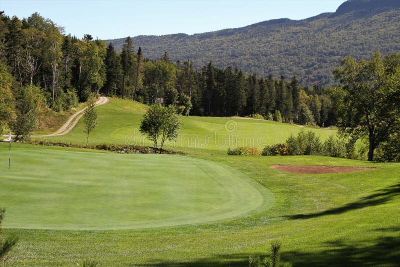 Humber Valley, Newfoundland Golf Resort Stock Image - Image of scene ...