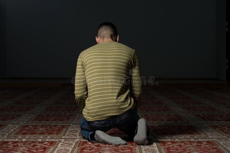 Humble Muslim Prayer stock image. Image of holy, looking - 38730903