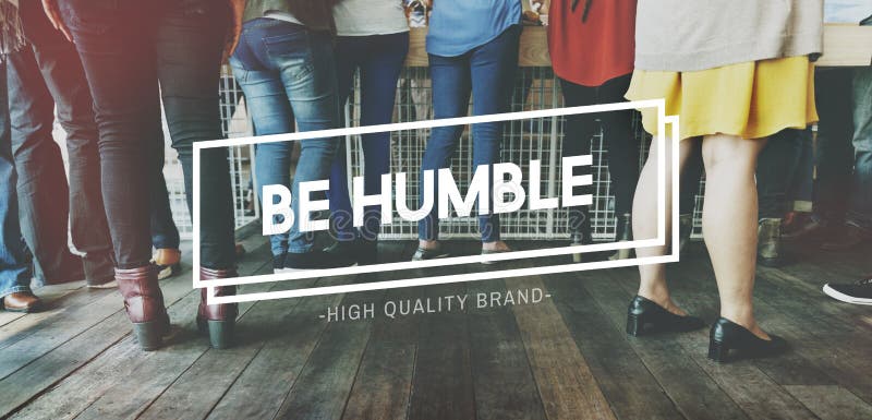 Humble Polite Respect Sharing Sincere Support Concept Stock Photo ...
