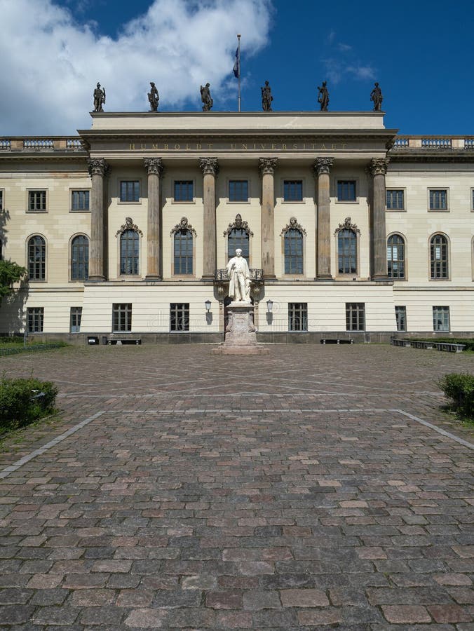 Humboldt University of Berlin Main Building and Wilhelm Von Humboldt ...