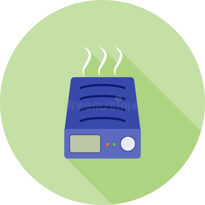 Humidifer stock vector. Illustration of bath, warming - 101089314