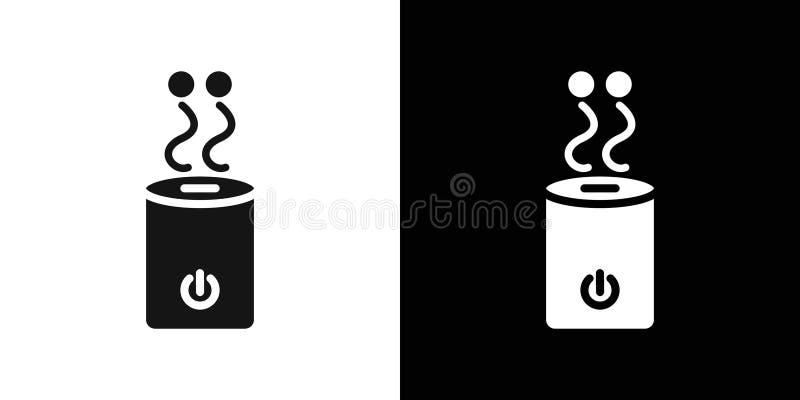 Humidifier Icon Logo Set Vector Stock Vector - Illustration of room ...