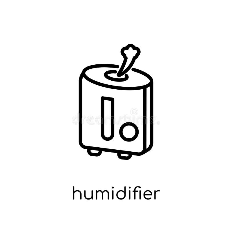 Humidifier Linear Icon. Modern Outline Humidifier Logo Concept O Stock ...