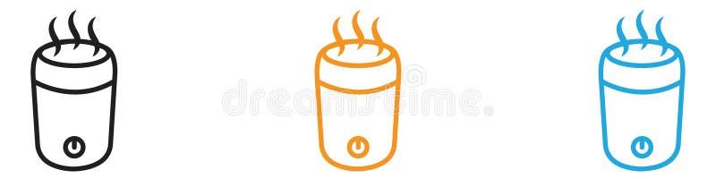 Humidifier Icon Vector Logo Set Collection for Web App Ui Stock Vector ...