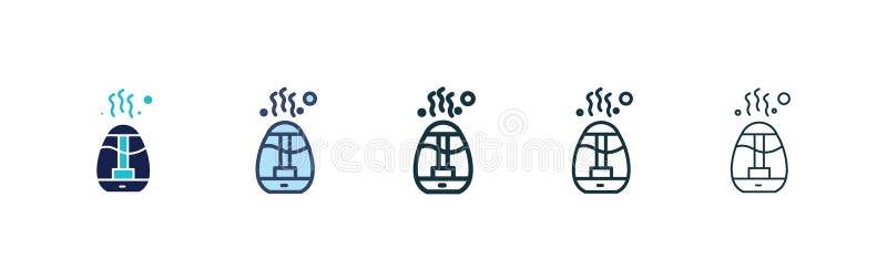 Humidifier Icon Vector Set on White Background Stock Vector ...