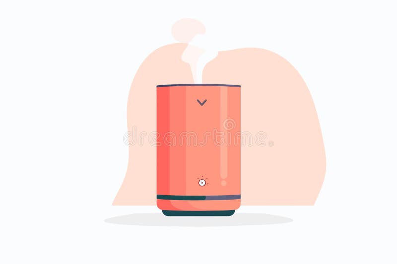 Humidifier Isolated Illustration Stock Vector - Illustration of white ...