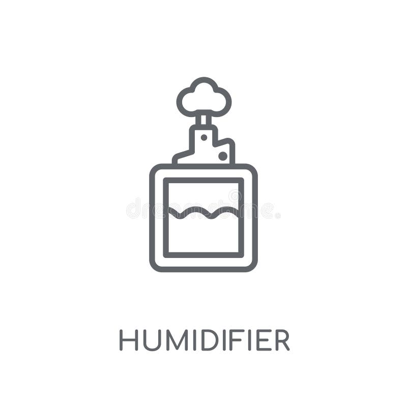 Humidifier Linear Icon. Modern Outline Humidifier Logo Concept O Stock ...