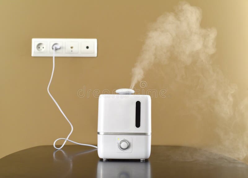 Humidifier Plugged into a Wall Socket Stock Image - Image of appliance ...