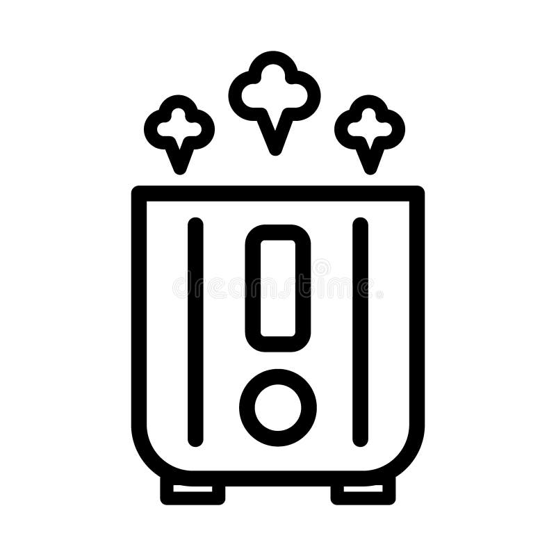 Humidifier vector icon stock vector. Illustration of symbol - 208738640