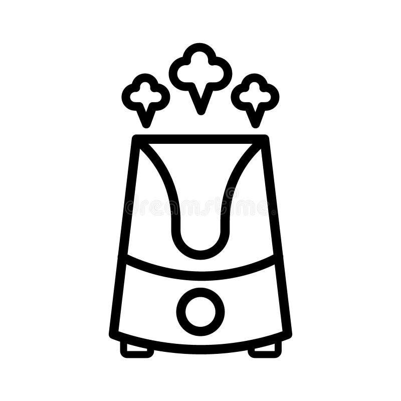 Humidifier vector icon stock vector. Illustration of portable - 208738642
