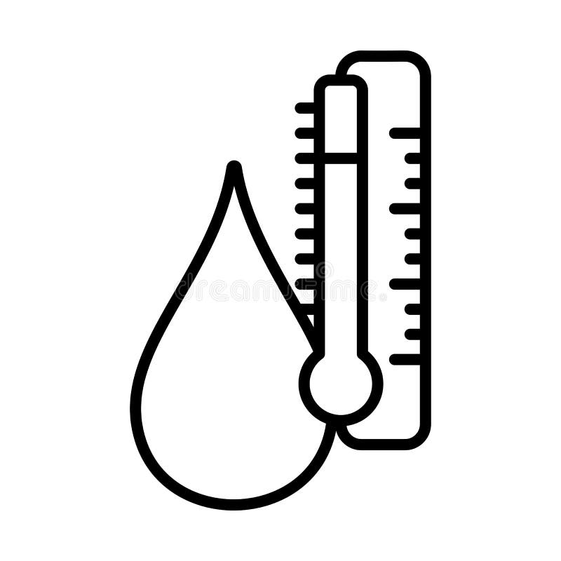 Humidity Icon stock vector. Illustration of absolute - 248580892