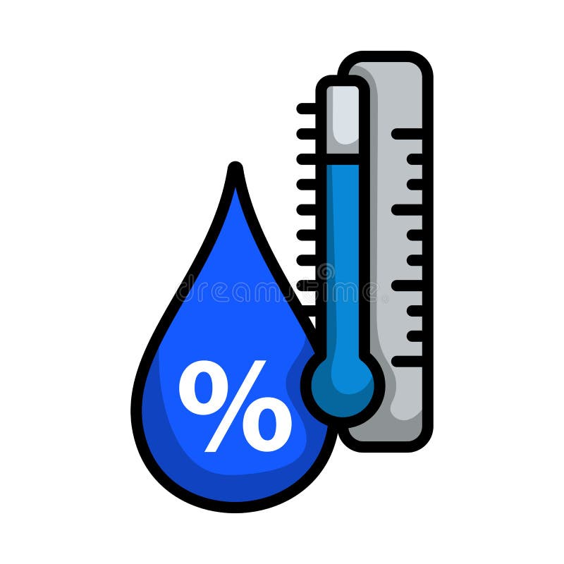 Humidity Icon stock vector. Illustration of measurement - 250316179