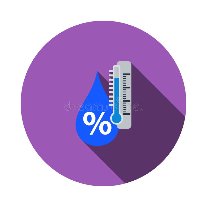 Humidity Icon stock vector. Illustration of humidistats - 254018897