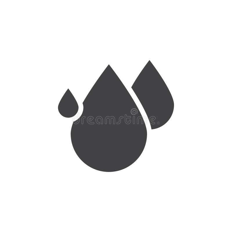 Humidity Icon Flat Simple Outline Set Stock Vector - Illustration of ...