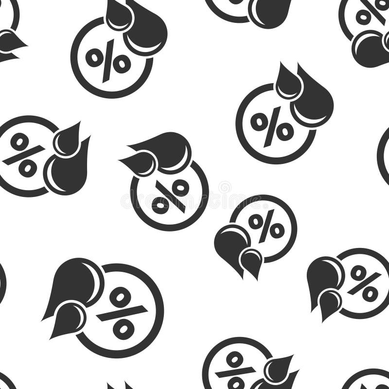 Humidity Icon in Transparent Style. Climate Vector Illustration on ...