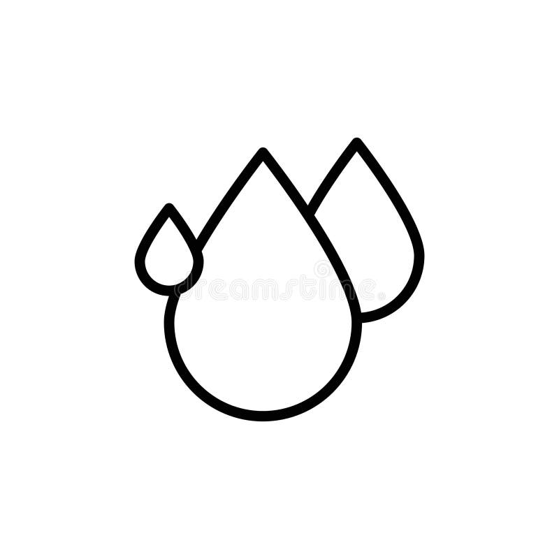 Humidity Icon in Comic Style. Climate Vector Cartoon Illustration on ...