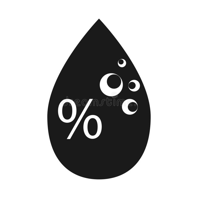 Humidity icon vector stock illustration. Illustration of climate ...