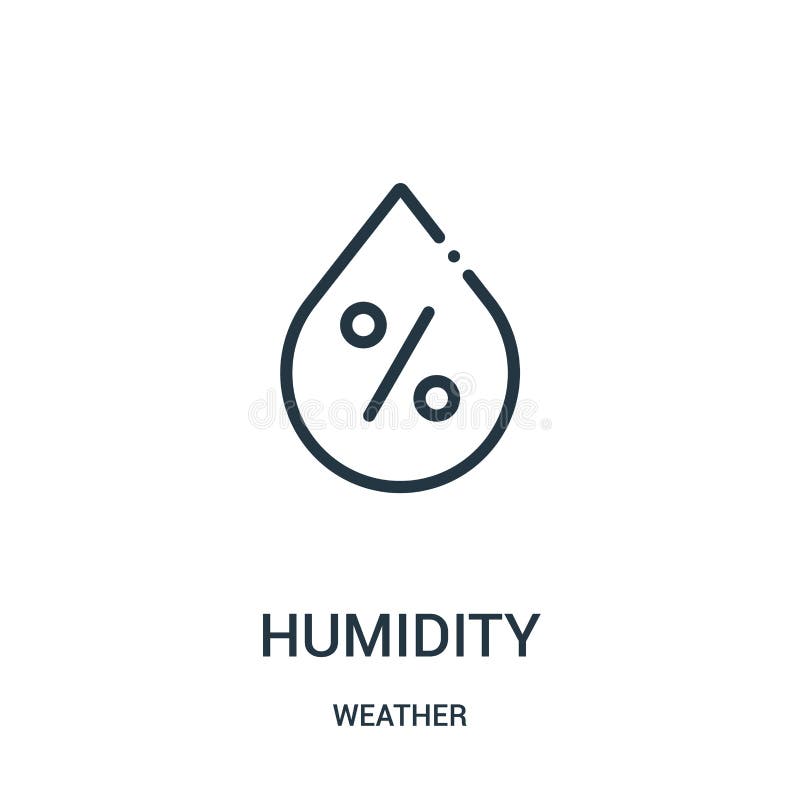 Humidity Weather Sensor. Water Level, Rate Stock Vector - Illustration ...