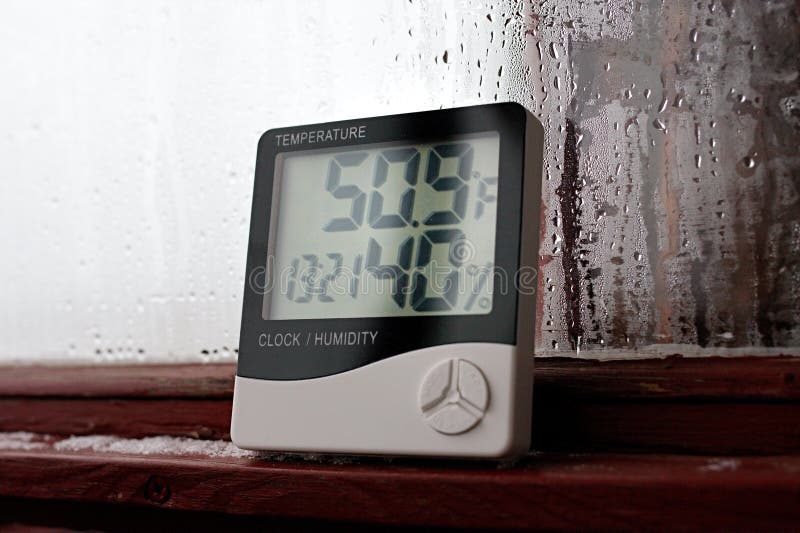 Humidity Indicator is Indicated on the Hygrometer of the Device. an ...