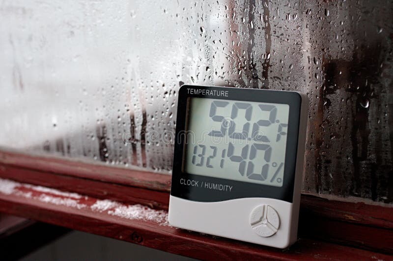 Humidity Indicator is Indicated on the Hygrometer of the Device. an ...
