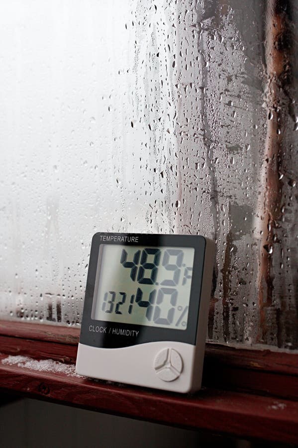 Humidity Indicator is Indicated on the Hygrometer of the Device. an ...