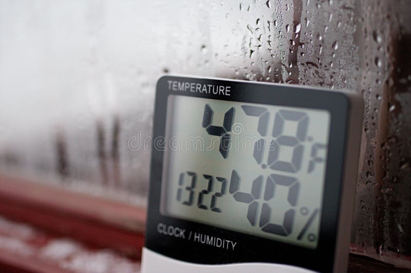 Humidity Indicator is Indicated on the Hygrometer of the Device. an ...