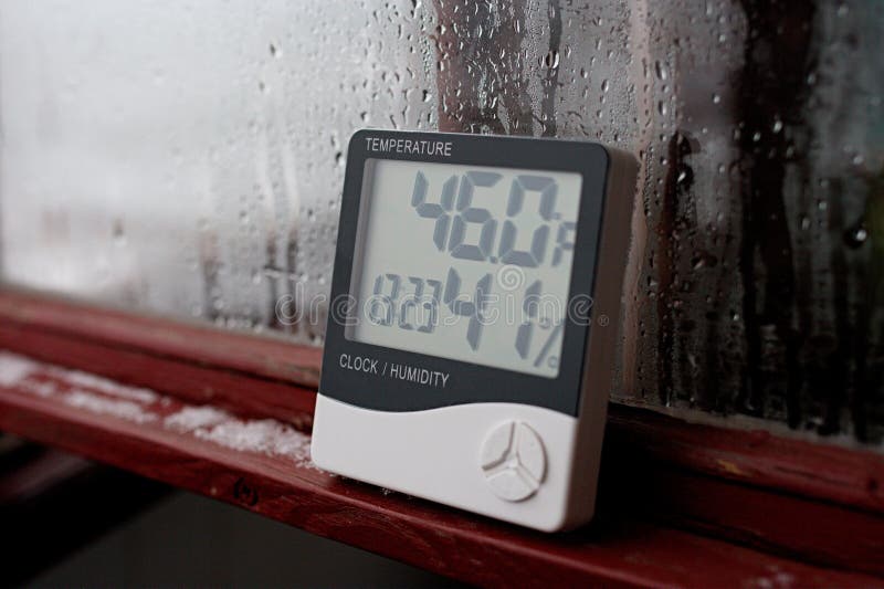 Humidity Indicator is Indicated on the Hygrometer of the Device. an ...
