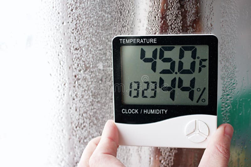 Humidity Indicator is Indicated on the Hygrometer of the Device. an ...