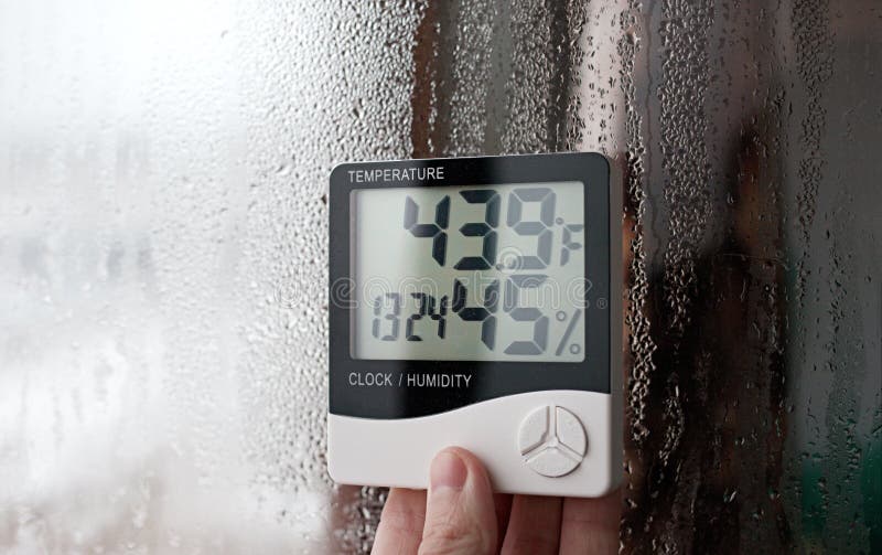 Humidity Indicator is Indicated on the Hygrometer of the Device. an ...