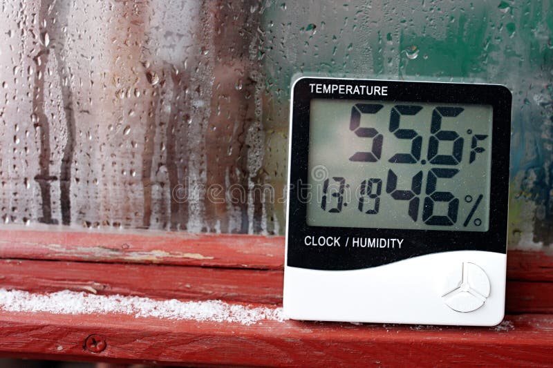 Humidity Indicator is Indicated on the Hygrometer of the Device. an ...
