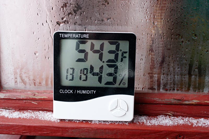 Humidity Indicator is Indicated on the Hygrometer of the Device. an ...